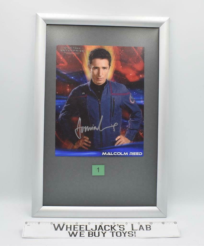 Lt. Malcolm Reed #1 Star Trek Enterprise Dominic Keating AUTOGRAPHED ...