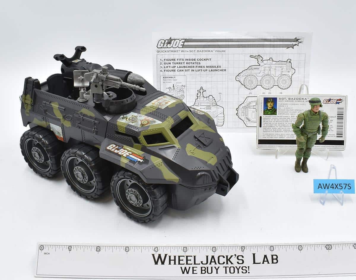Quickstrike With Sgt. Bazooka 100% Complete G.I. Joe 2004 Hasbro ...