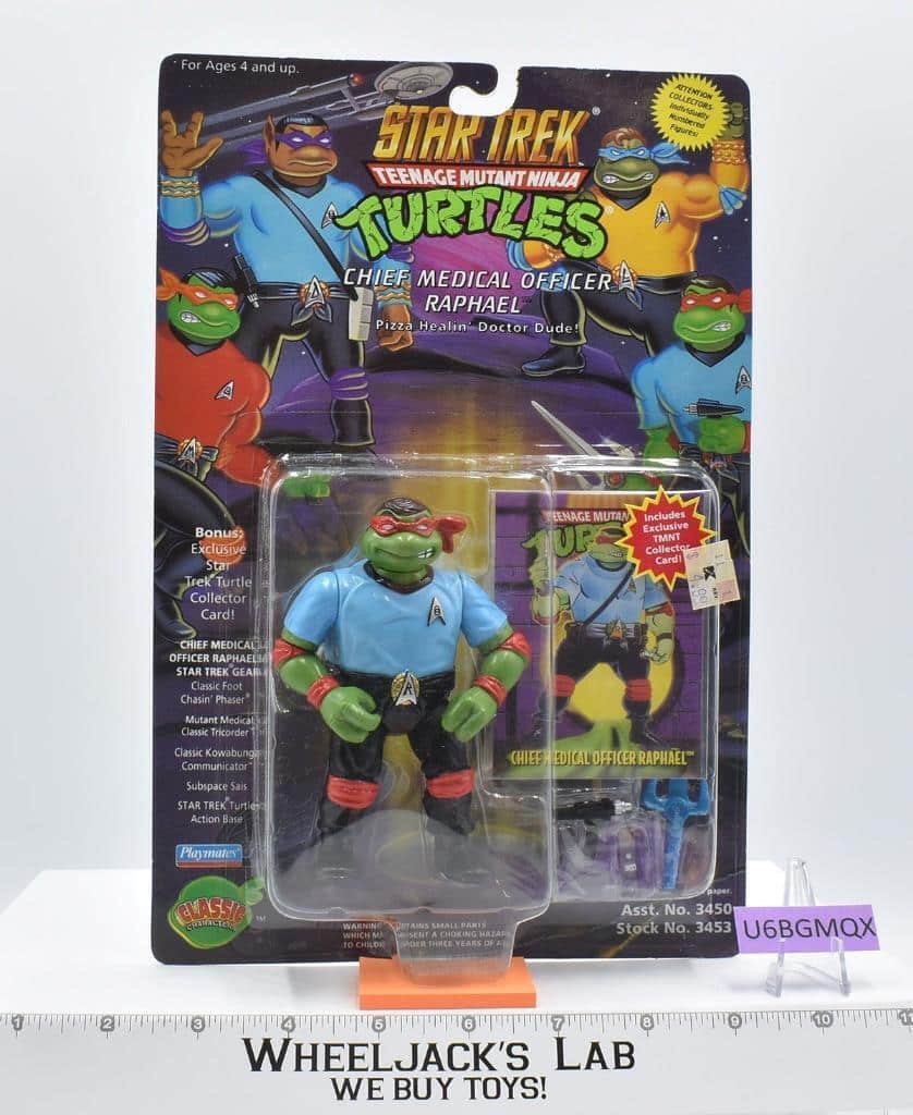 First Officer Don Teenage Mutant Ninja Turtles TMNT Star Trek 1994 NEW ...