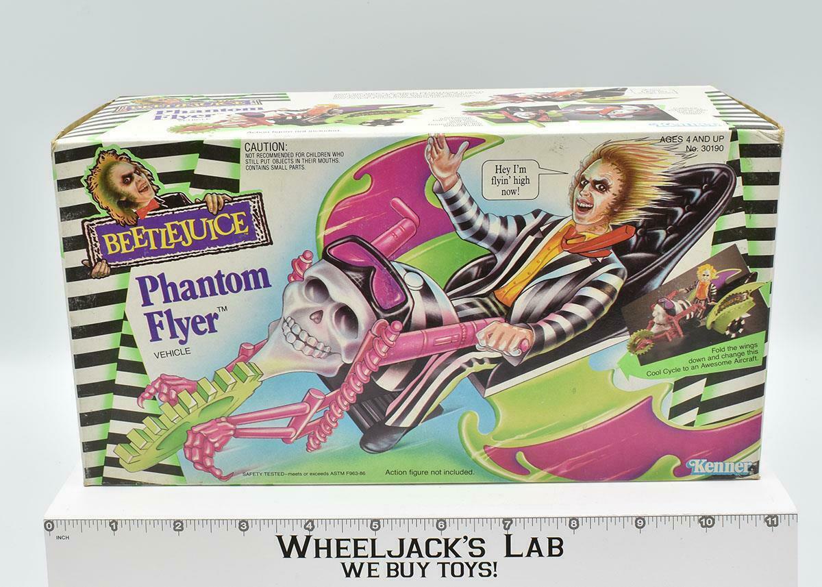 Phantom Flyer Vehicle Beetlejuice 1990 Kenner Toy Car NEW MIB SEALED ...