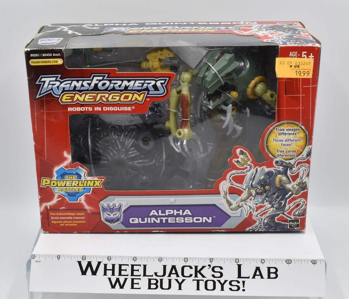 Alpha Quintesson Powerlinx Battles Energon NEW MISB 2004 Transformers ...