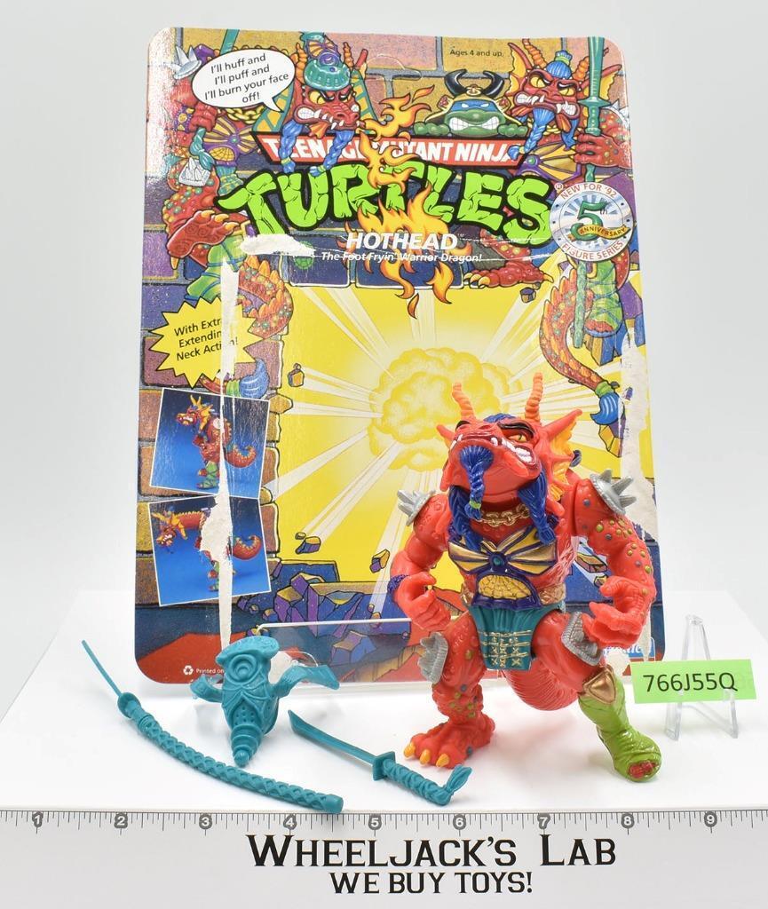 Hothead w/Cardback NR MINT 100% Complete TMNT 1992 Playmates Vintage ...