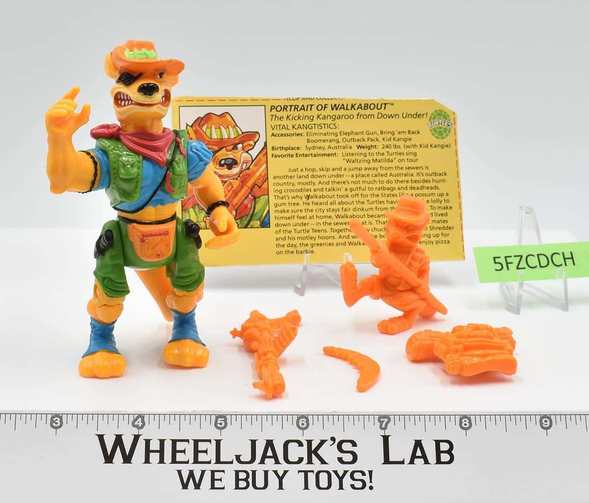 Walkabout NR MINT 100% Complete Teenage Mutant Ninja Turtle TMNT 1991 ...