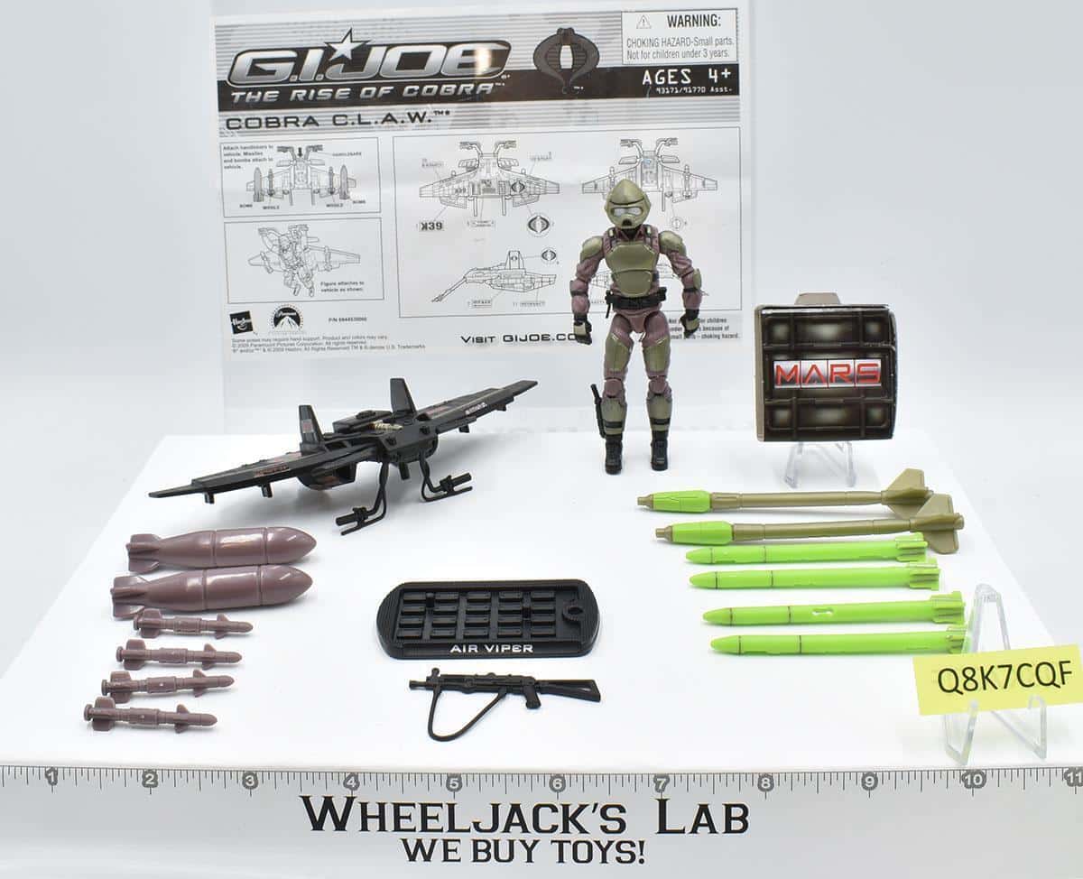 Air Viper Commando W/ C.L.A.W. 100% Complete G.I. Joe Rise of Cobra ...