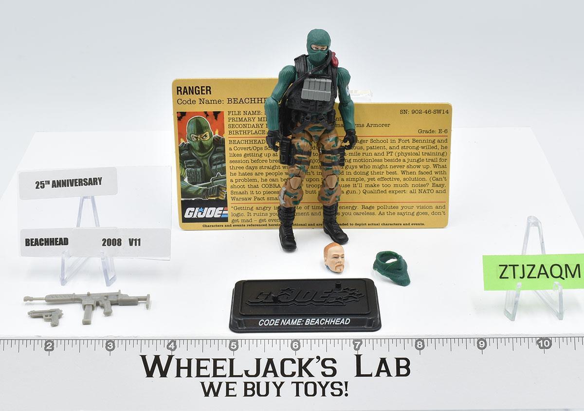 Beachhead v11 100% Complete GI Joe 25th Anniversary 2008 Hasbro Action ...