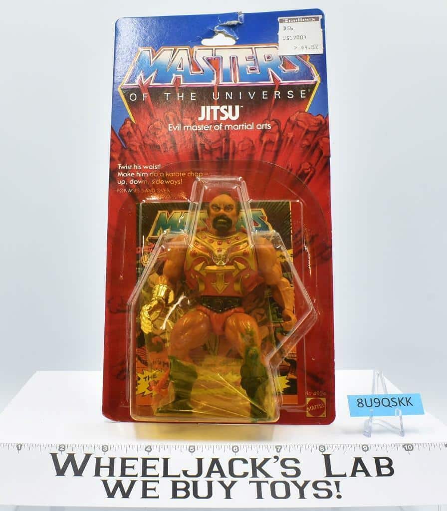 Jitsu NEW MOSC 1984 Masters of the Universe MOTU Mattel Vintage Figure ...
