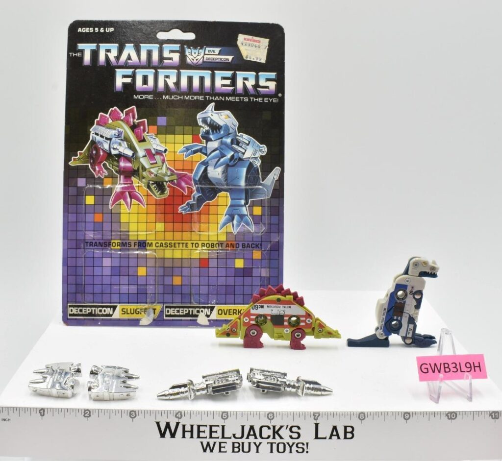 Slugfest & Overkill 100% Complete W/CARDBACK 1986 G1 Transformers ...