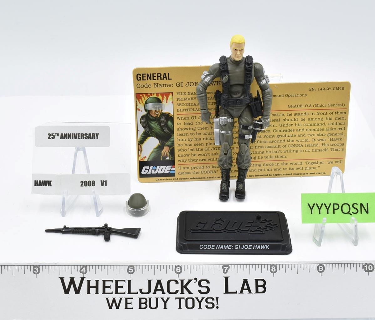 G.I. Joe Hawk v1 100% Complete GI Joe 25th Anniversary 2008 Hasbro ...