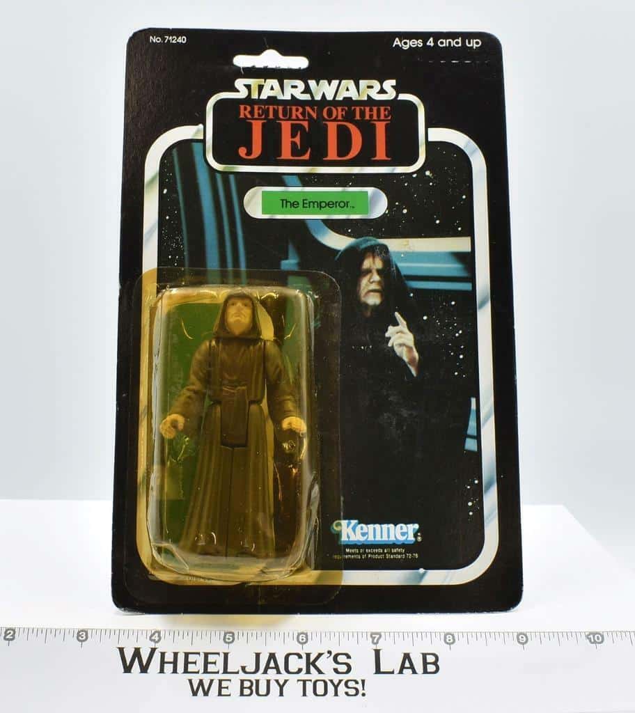 The Emperor 79 Back Star Wars ROTJ 1984 Kenner Figure NEW MOSC - Wheeljack's Lab