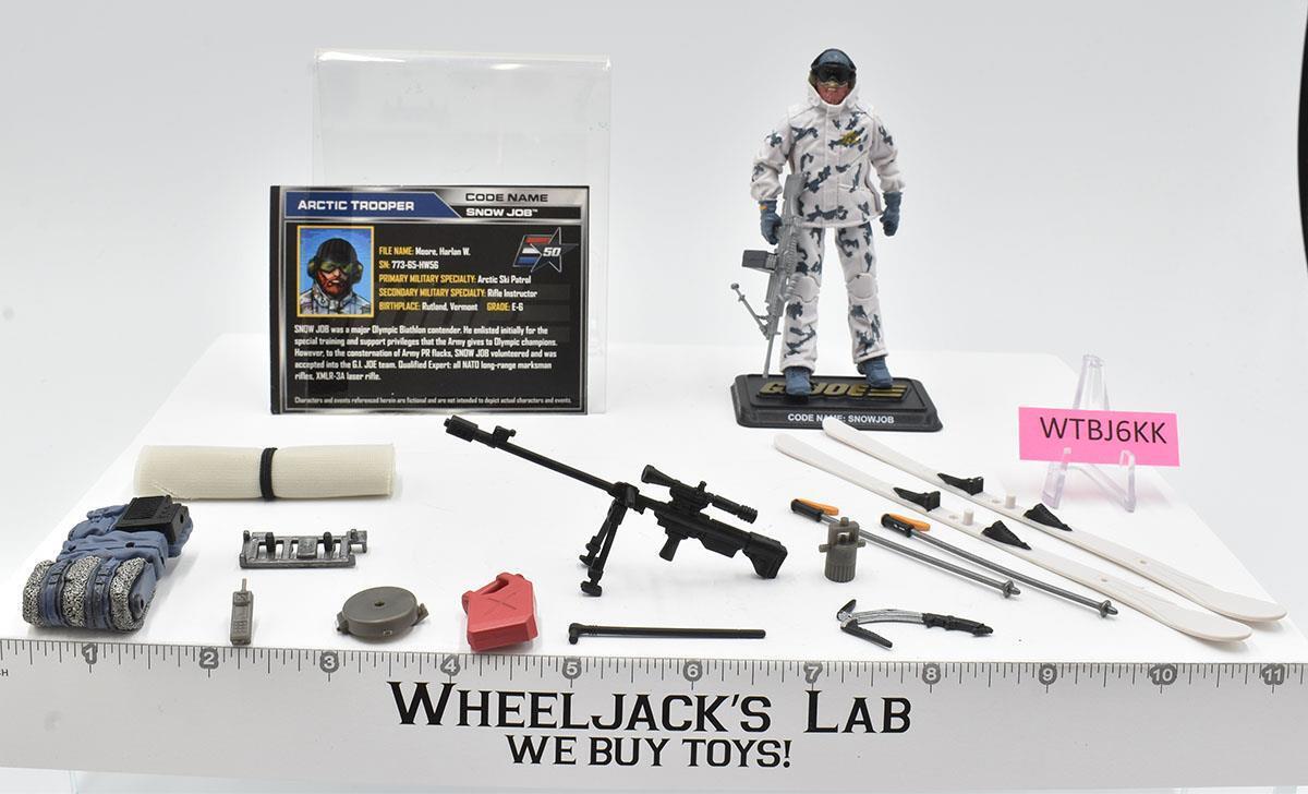 Snow Job v8 100% Complete G.I Joe 50th Anniversary 2014 Hasbro Action ...