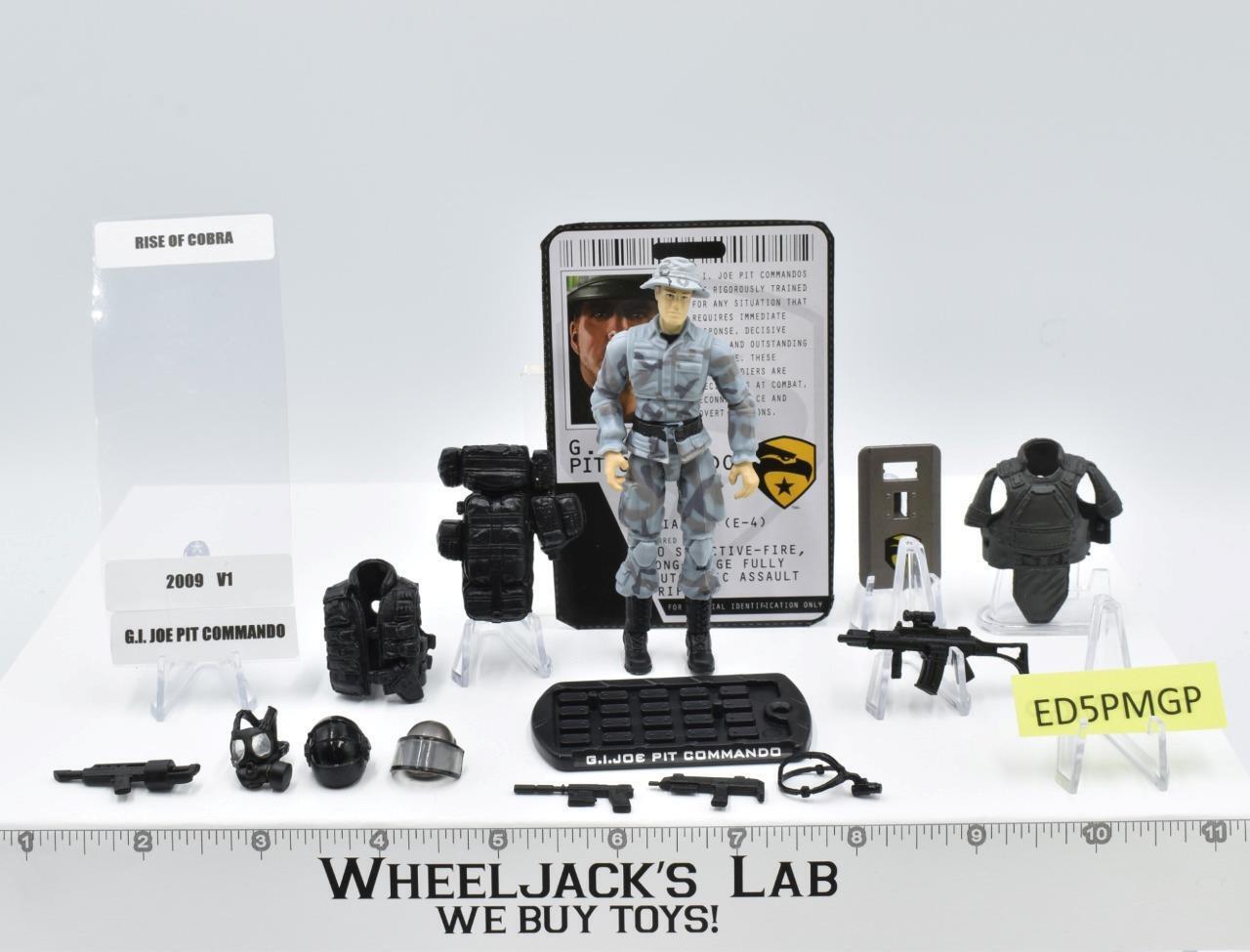 G.I. Joe Pit Commando 100% Complete G.I. Joe Rise of Cobra 2009 Hasbro ...