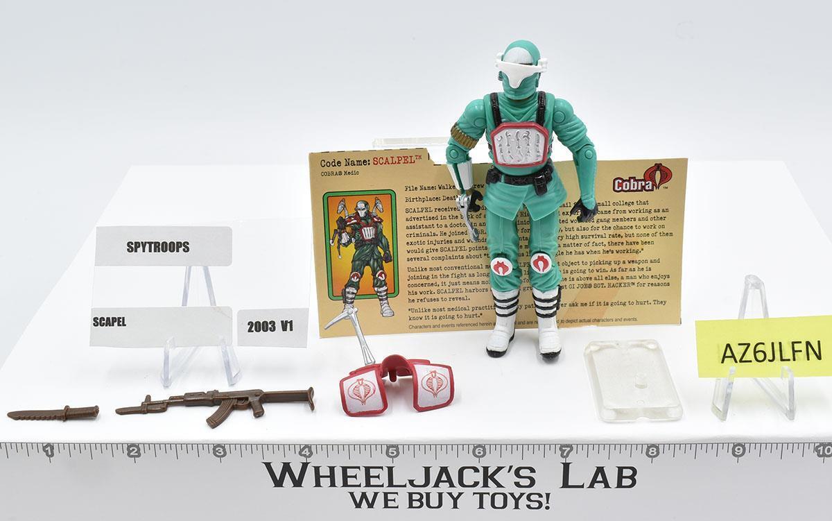Scalpel v1 G.I. Joe Spytroops 2003 Hasbro Action Figure - Wheeljack's Lab