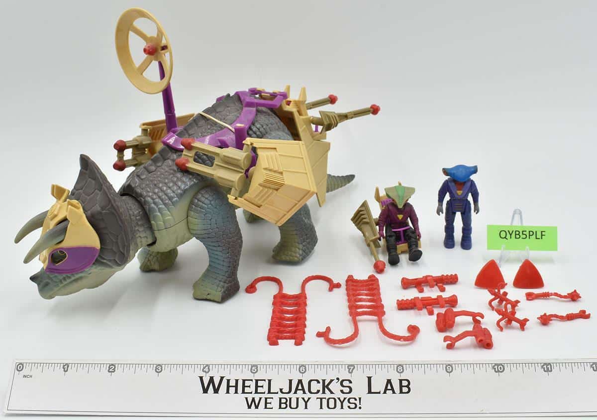 Triceratops W/Hammerhead Dino Riders 1989 Tyco Toys Vintage Action ...