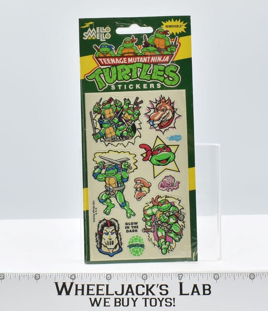 Sticker Sheet Teenage Mutant Ninja Turtles TMNT 1990 Mello Smello NEW ...