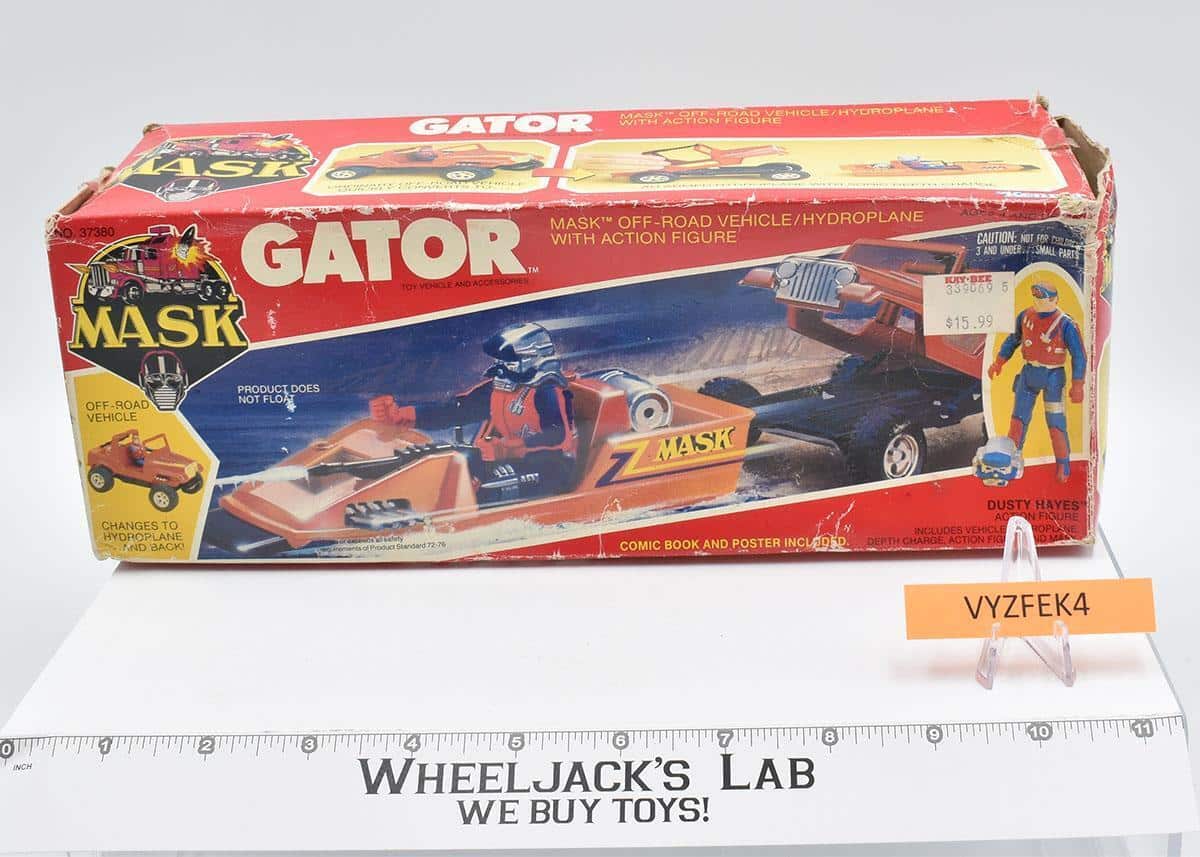 Gator Hayes 100% Complete W Box 1985 MASK Kenner Vintage - Wheeljack's Lab