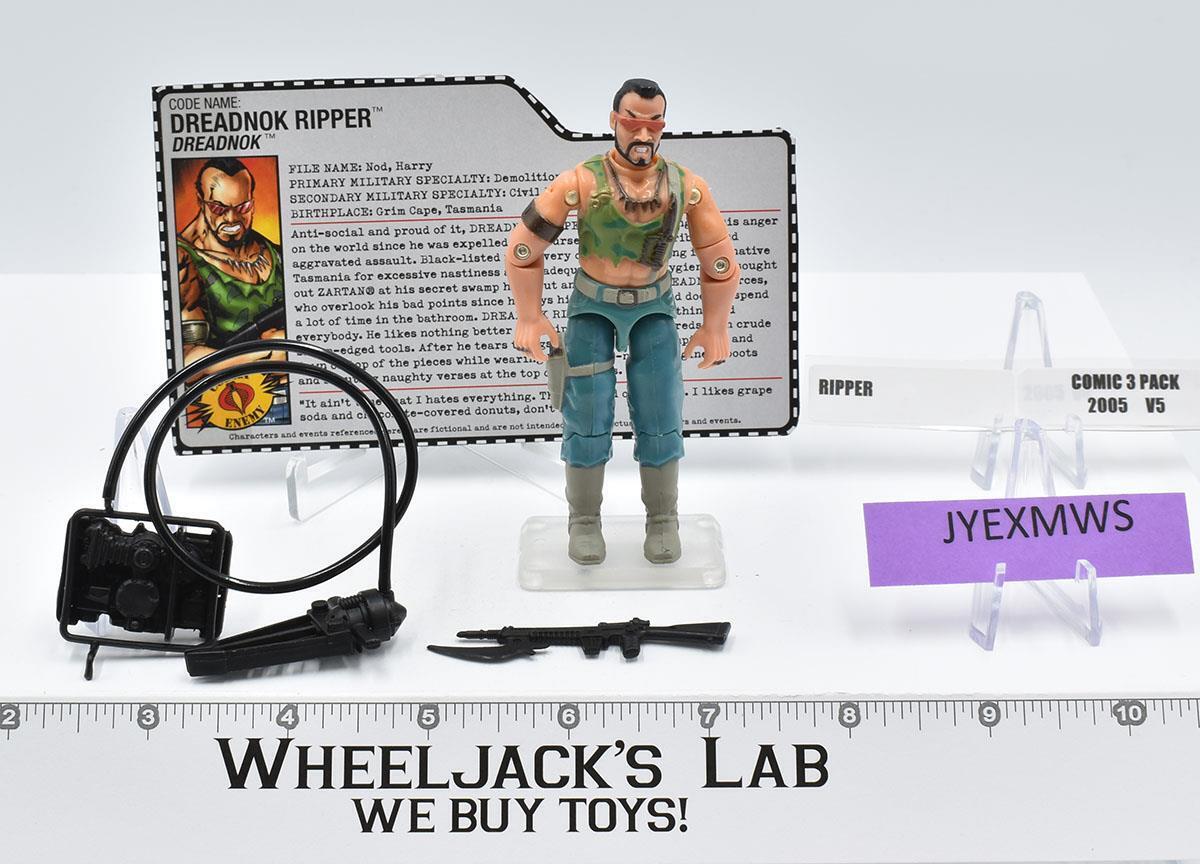 Dreadnok Ripper v5 100% Complete GI Joe Comic Pack 2005 Hasbro Figure ...
