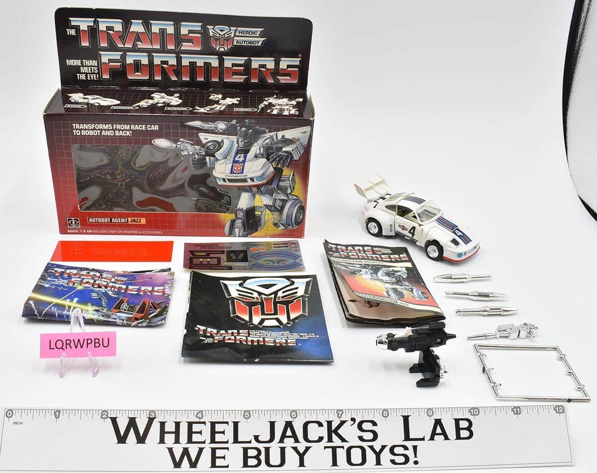 Jazz UNUSED STICKERS W/BOX 100% Complete Boxed 1985 Vintage G1 ...