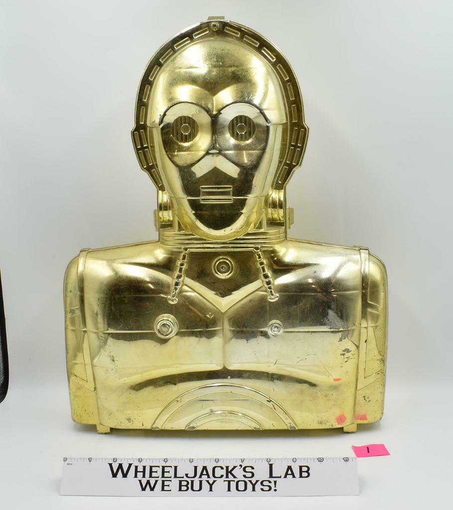 C-3PO Action Figure Storage Case Container #1 1983 ROTJ Kenner Star ...