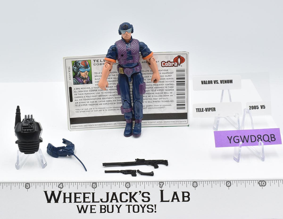 Tele-Viper v5 GI Joe Valor vs Venom 2005 Hasbro Action Figure ...