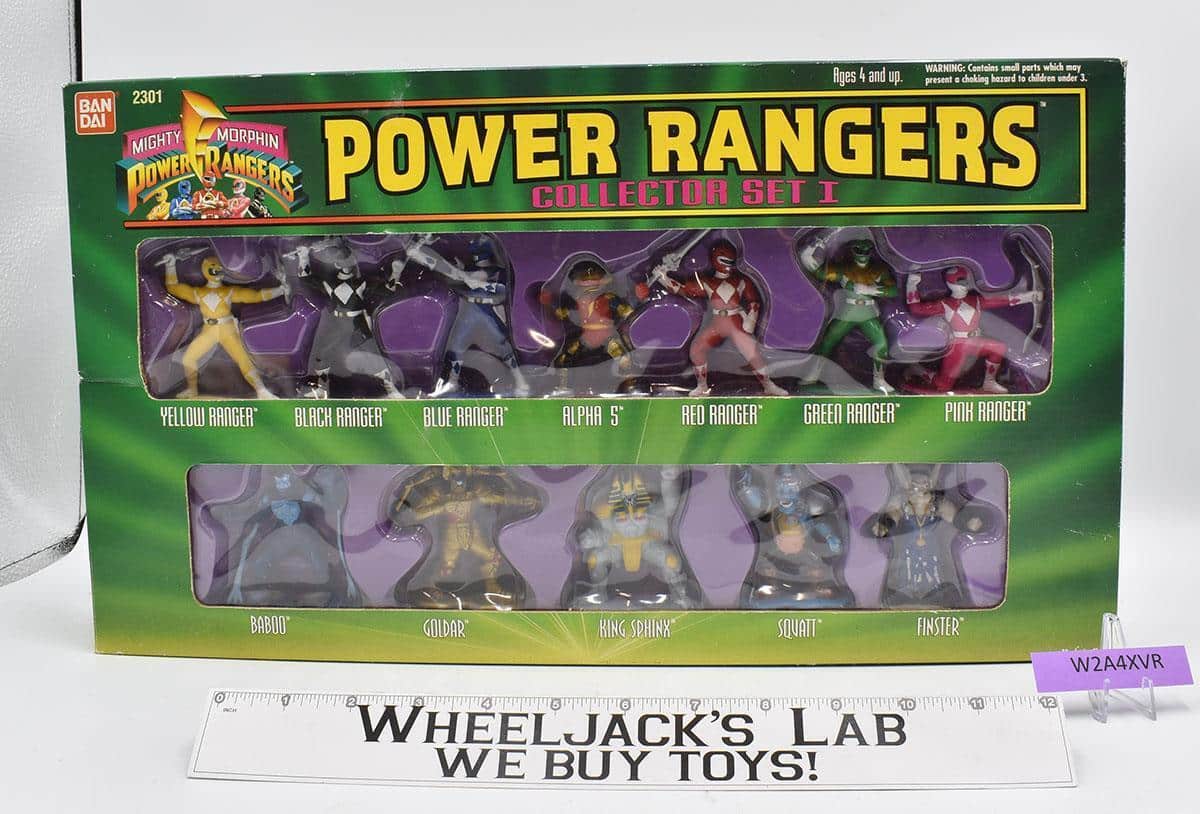 Collector Set I MIB Mighty Morphin Power Rangers 1994 Bandai Action ...