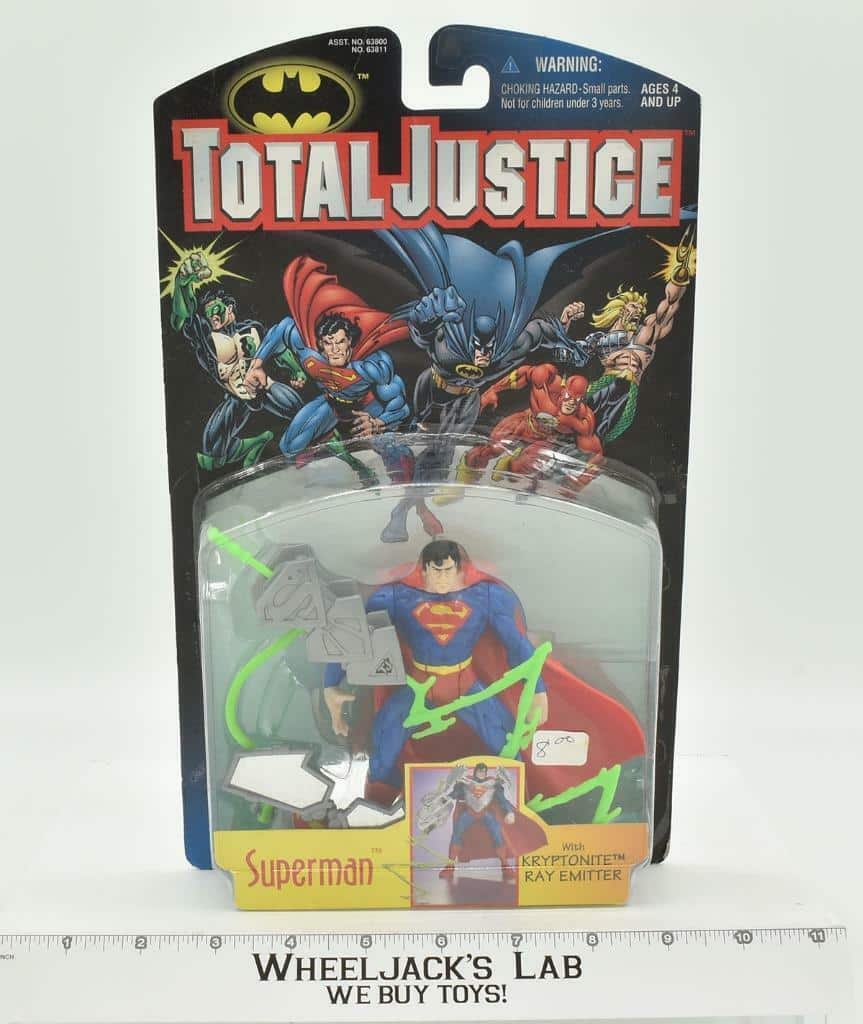 Superman Total Justice Batman 1996 Kenner NEW MOSC Action Figure ...