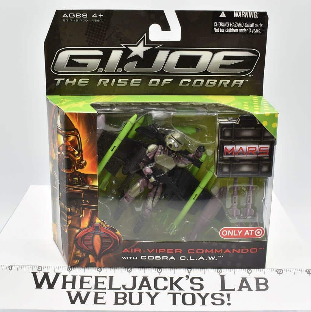 Air-Viper Commando W/ Cobra C.L.A.W. G.I Joe Rise of Cobra 2009 Hasbro ...