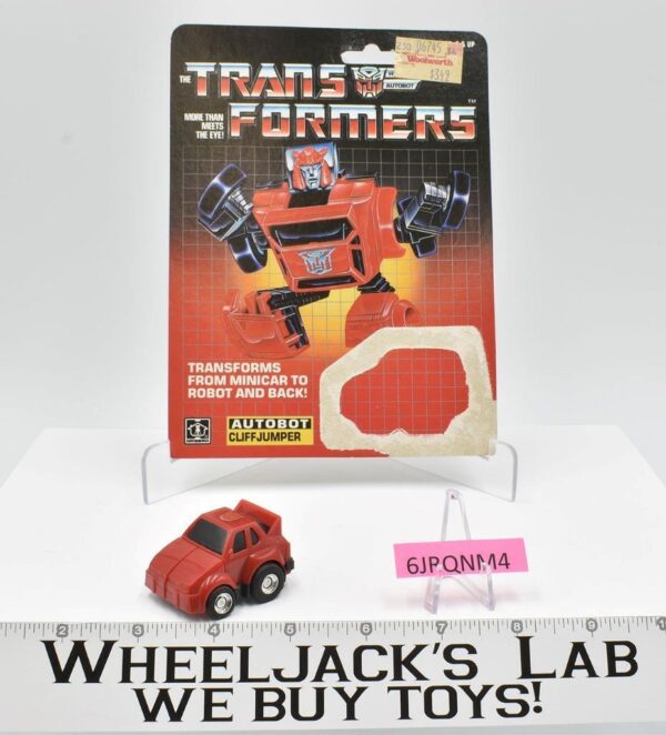 Cliffjumper RED W/CARDBACK 100% Complete Vintage 1984 G1 Transformers ...
