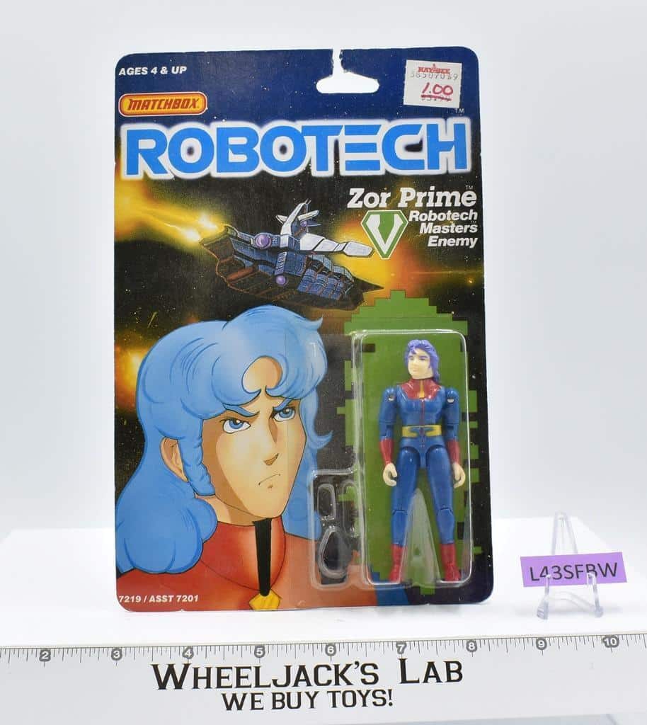 Zor Prime Robotech 1985 Matchbox Vintage Action Figure NEW MOSC SEALED ...