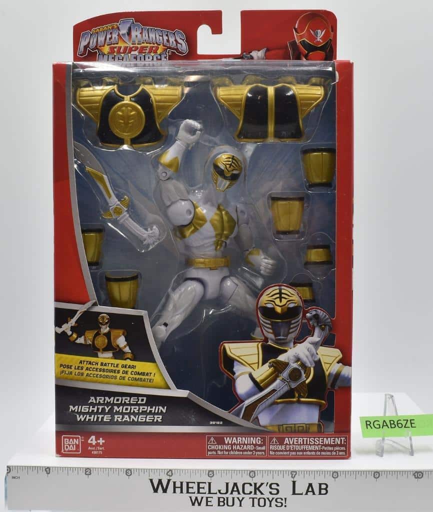White Ranger Saban's Super Megaforce Power Rangers 2014 Bandai NEW MISB ...