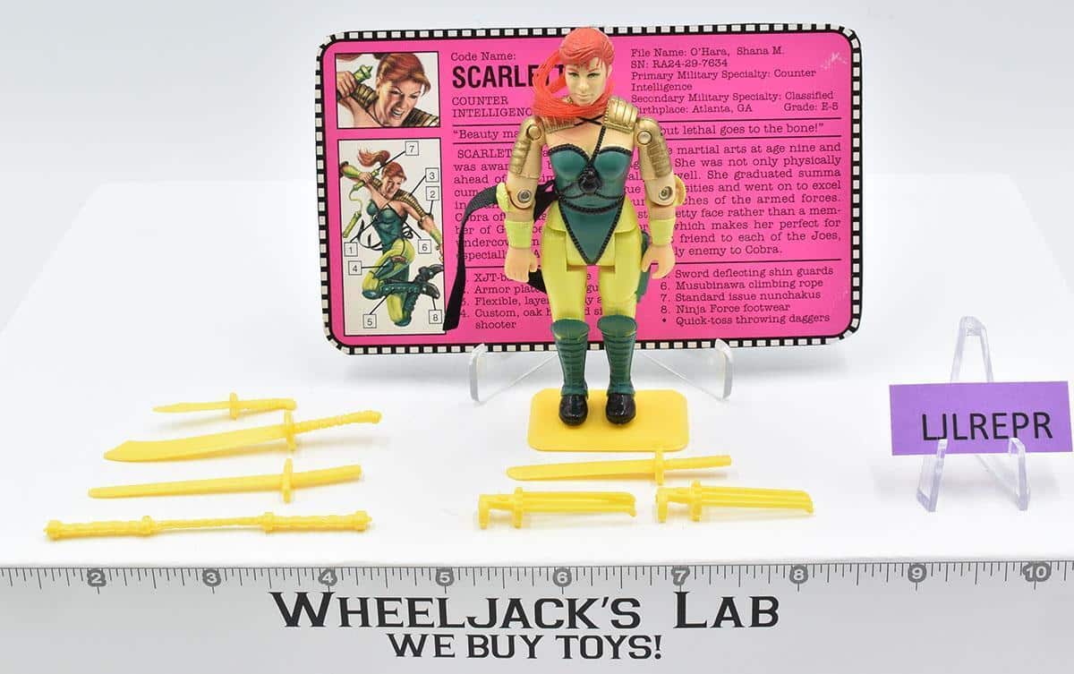 Scarlett V2 100% Complete G.I. Joe 1993 Hasbro Vintage Action Figure ...