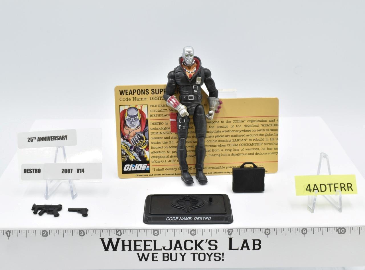 Destro V14 25th Anniversary G.I Joe 2008 Hasbro Action Figure ...