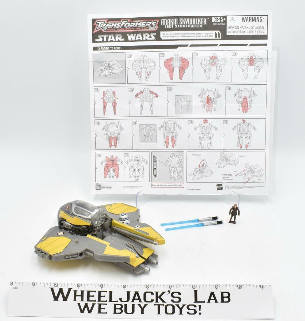 Transformers Anakin Skywalker 100% Complete Hasbro 2005 Jedi ...