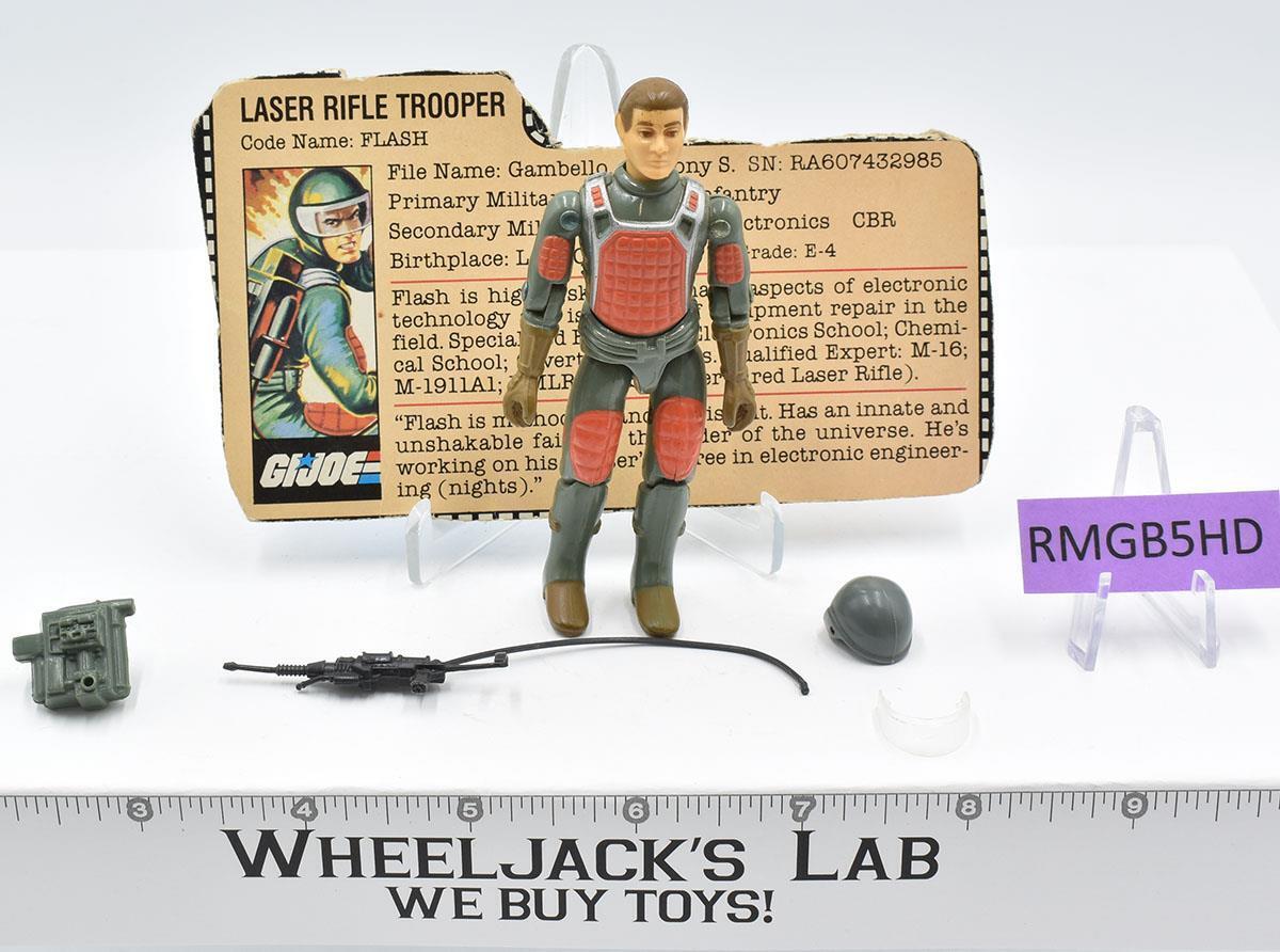 Flash V1 Straight Arm 100% Complete G.I. Joe 1982 Hasbro Vintage Action ...