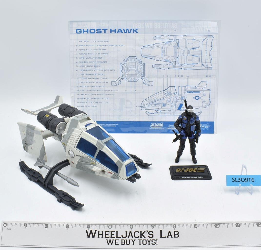 Ghost Hawk & Snake Eyes 50th Anniversary G.I. Joe 2014 Hasbro Vehicle ...