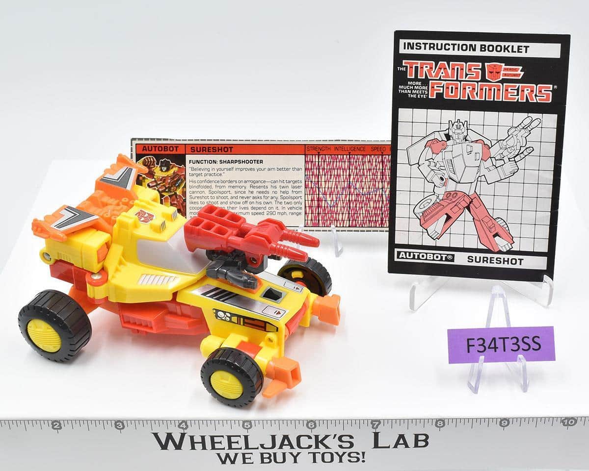 Sureshot Targetmaster 100% Complete NEAR MINT 1987 Vintage G1 ...