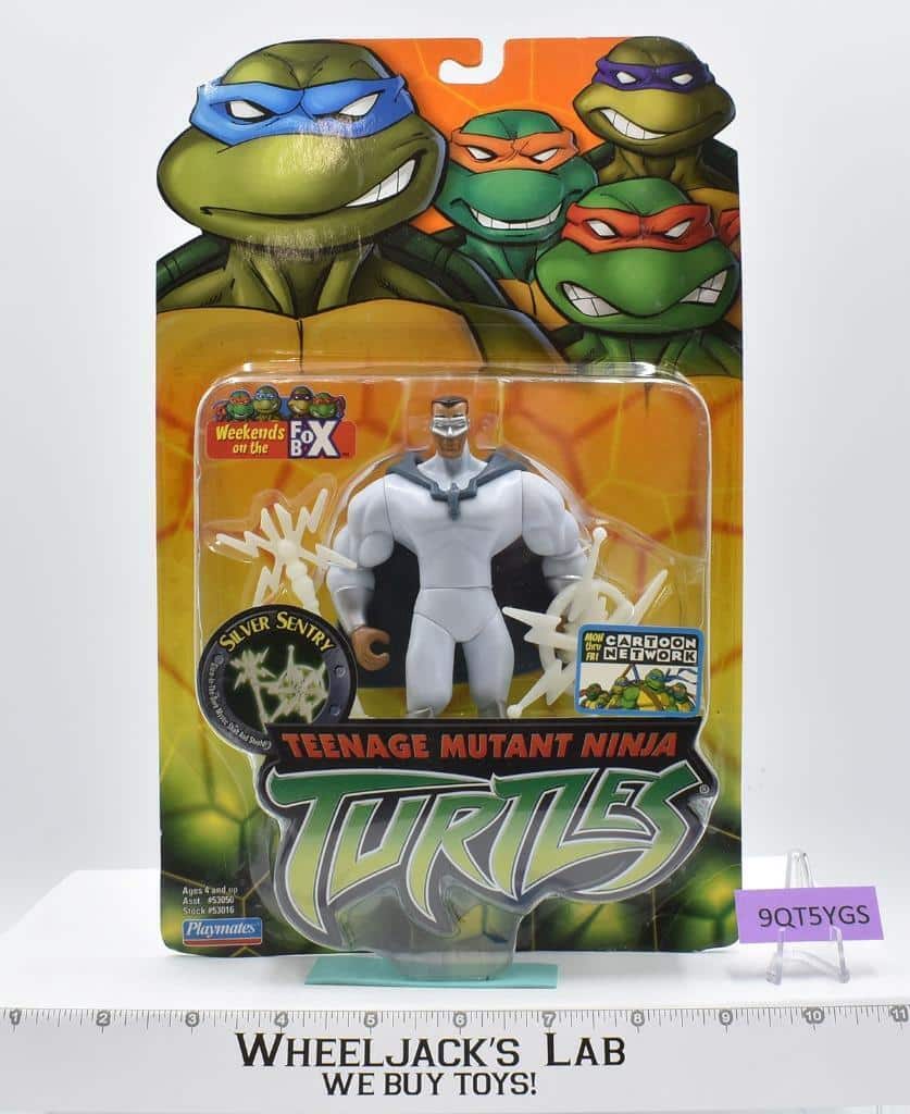 Silver Sentry Teenage Mutant Ninja Turtles TMNT 2004 Playmates MOSC NEW ...