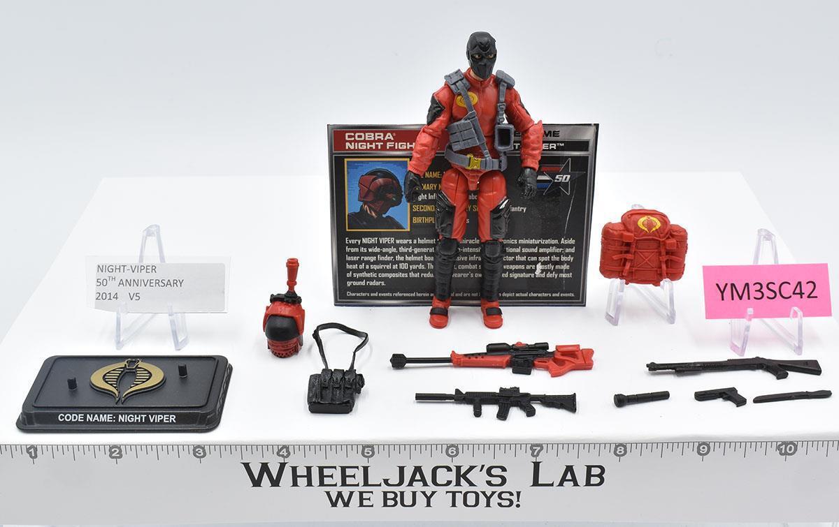 Night Viper v5 100% Complete G.I. Joe 50th Anniversary 2014 Hasbro ...