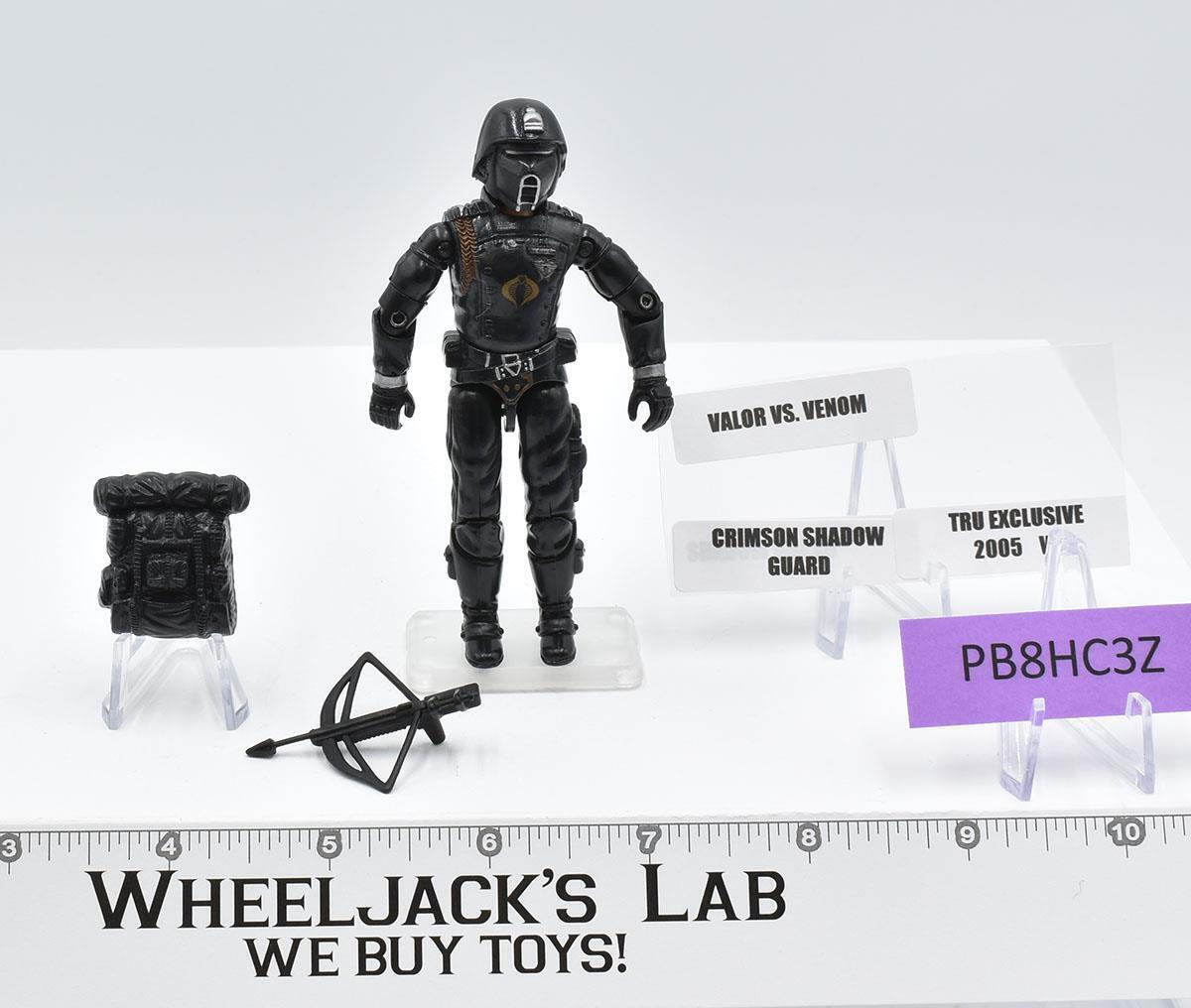 Crimson Shadow Guard Complete GI Joe Valor vs Venom 2005 Hasbro Action ...