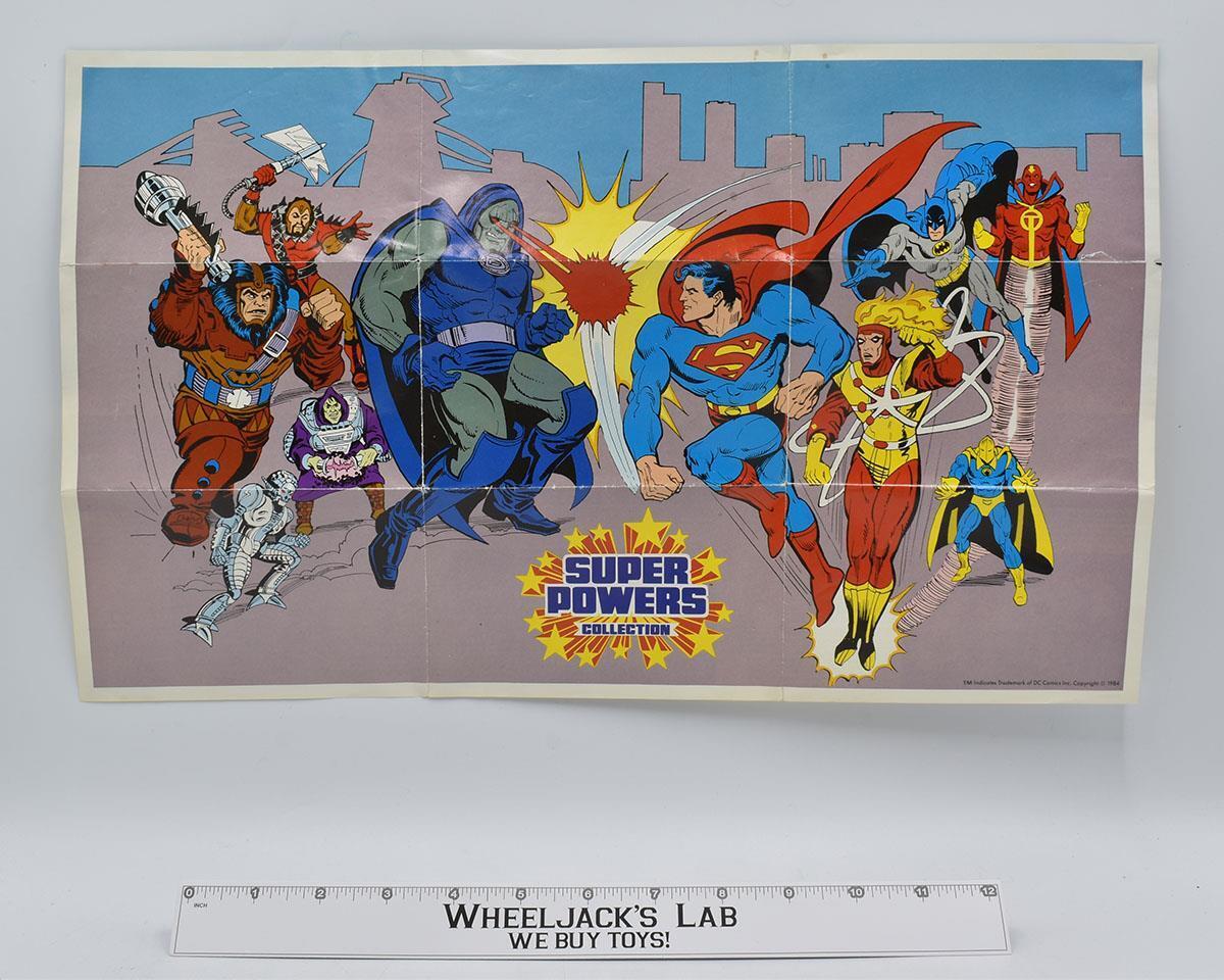 Super Powers Poster DC Comics 1984 Kenner 18"x11" - Wheeljack's Lab