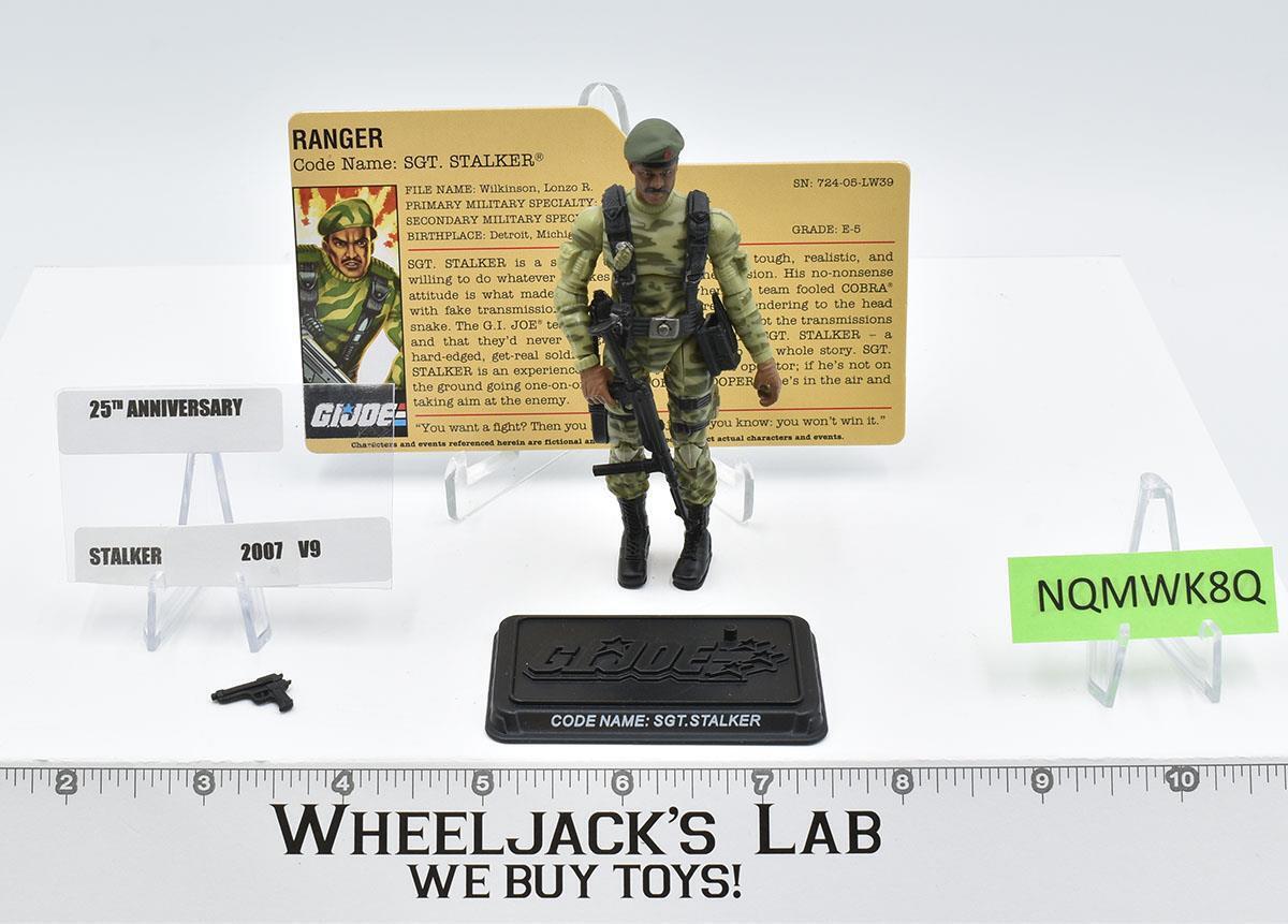 Sgt. Stalker v9 100% Complete GI Joe 25th Anniversary 2008 Hasbro ...