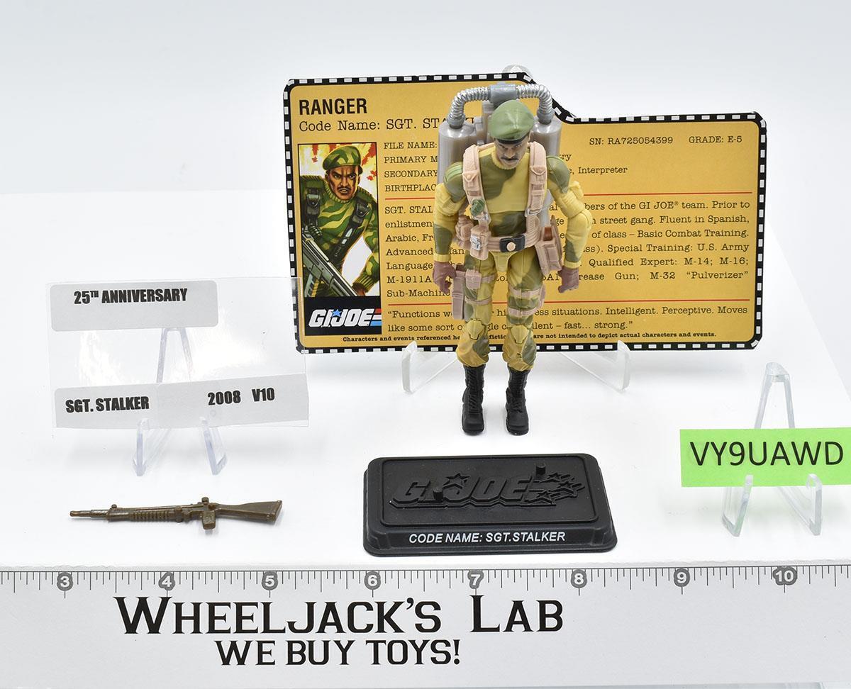 Sgt. Stalker v10 100% Complete GI Joe Battle Pack 2008 Hasbro Action ...