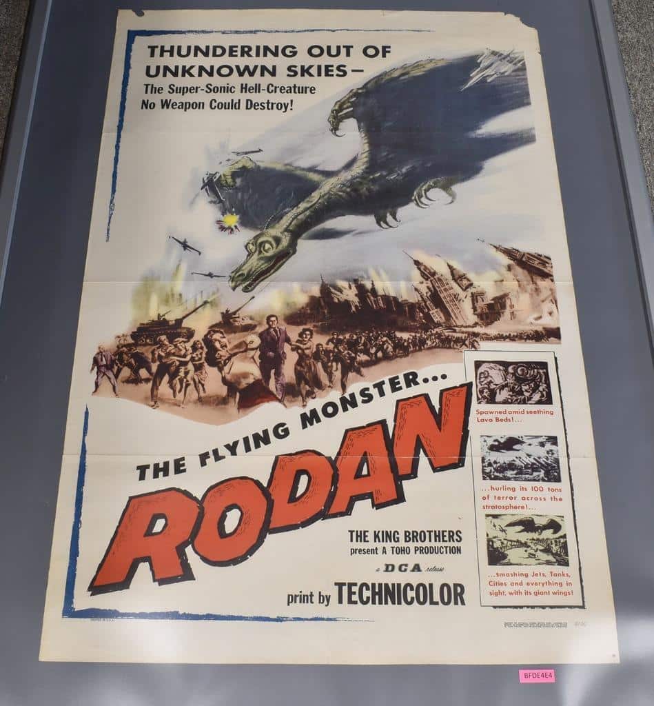 Rodan the Flying Monster 1956 Sci-fi/Horror Movie Poster 27x41 ...