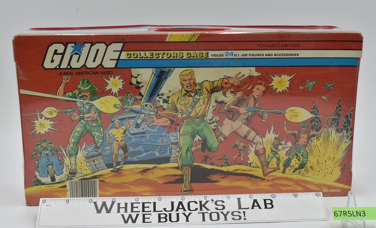 GI Joe Collectors Case 24 Action Figures W/TRAYS 1984 Tara Toy ...