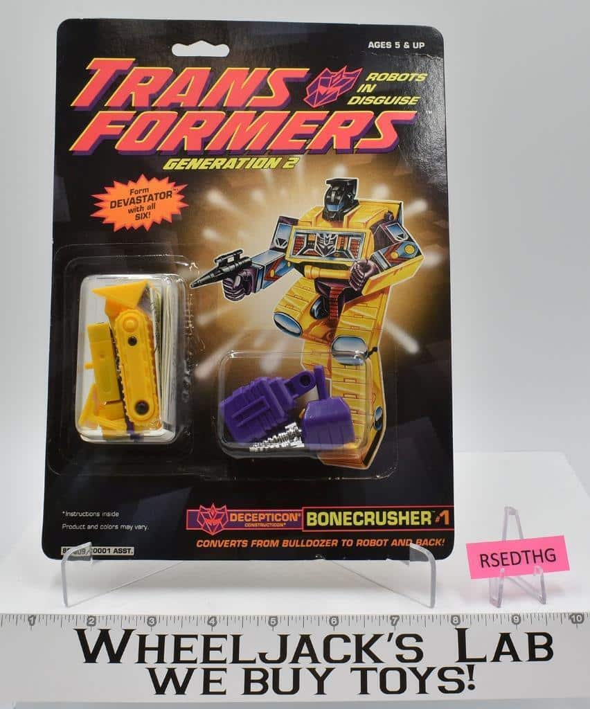 Bonecrusher Constructicon G2 Transformers 1992 Hasbro Action Figure ...