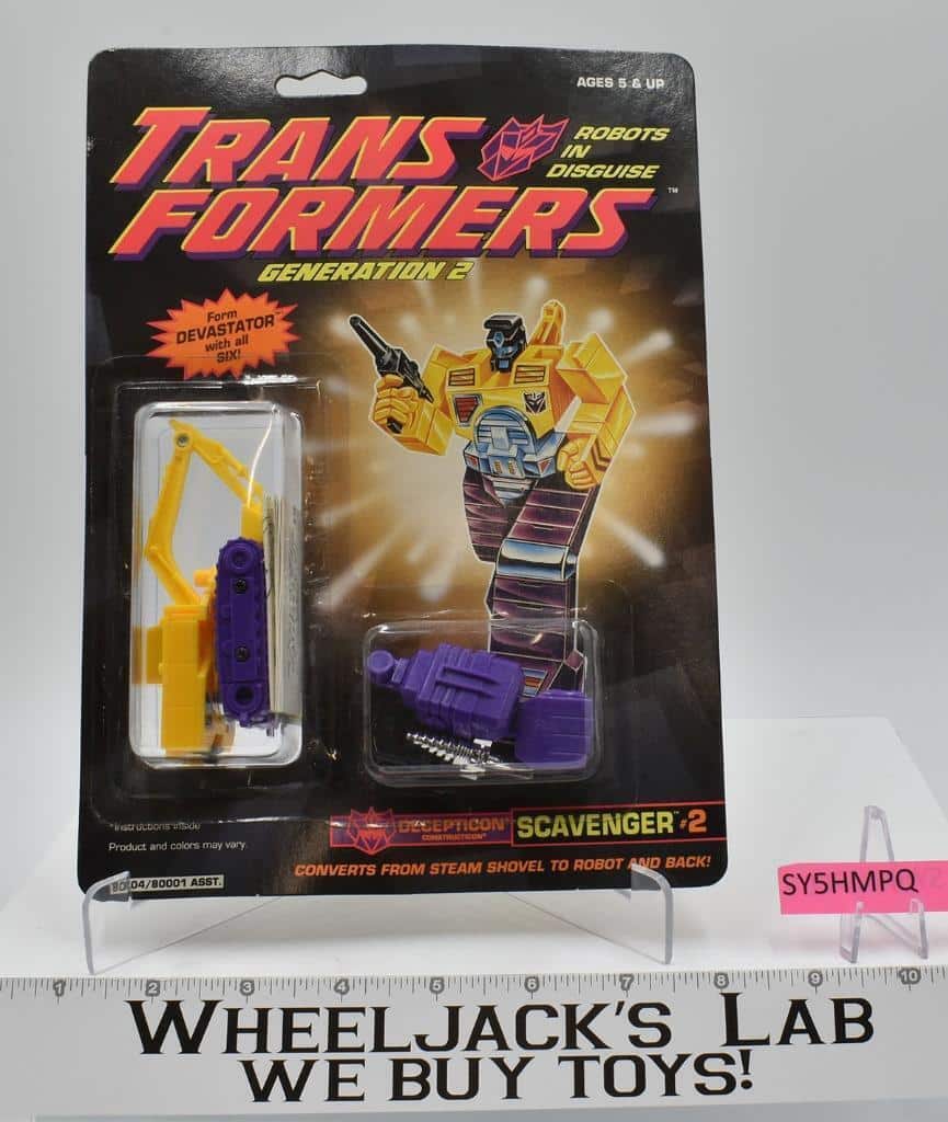 Scavenger Constructicon G2 Transformers 1992 Hasbro Action Figure MOSC ...
