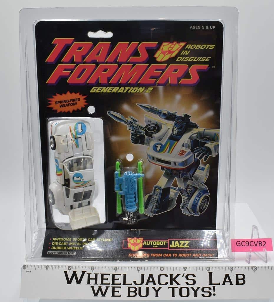 Jazz Autobot G2 Transformers 1992 Hasbro Action Figure NEW MISB SEALED - Wheeljack's Lab