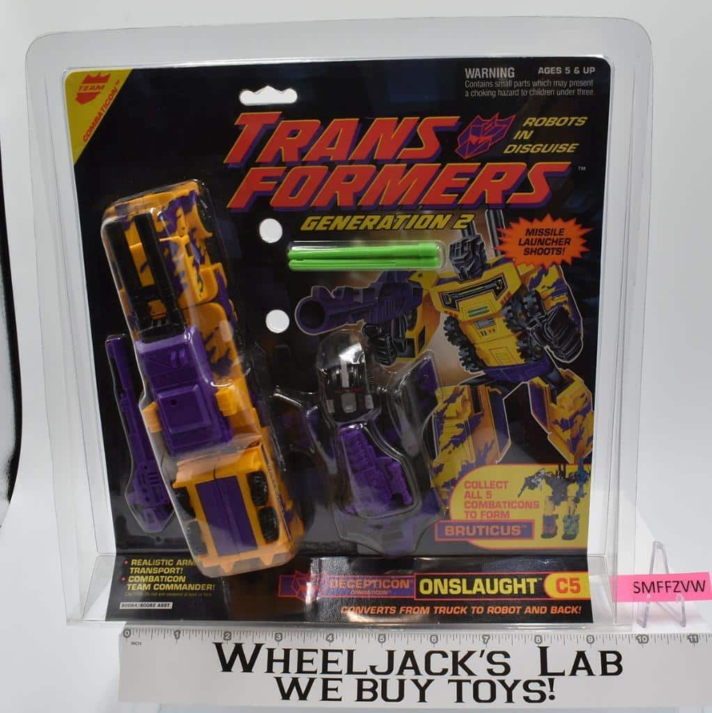 Onslaught Decepticon G2 Transformers 1993 Hasbro Action Figure NEW MISB ...