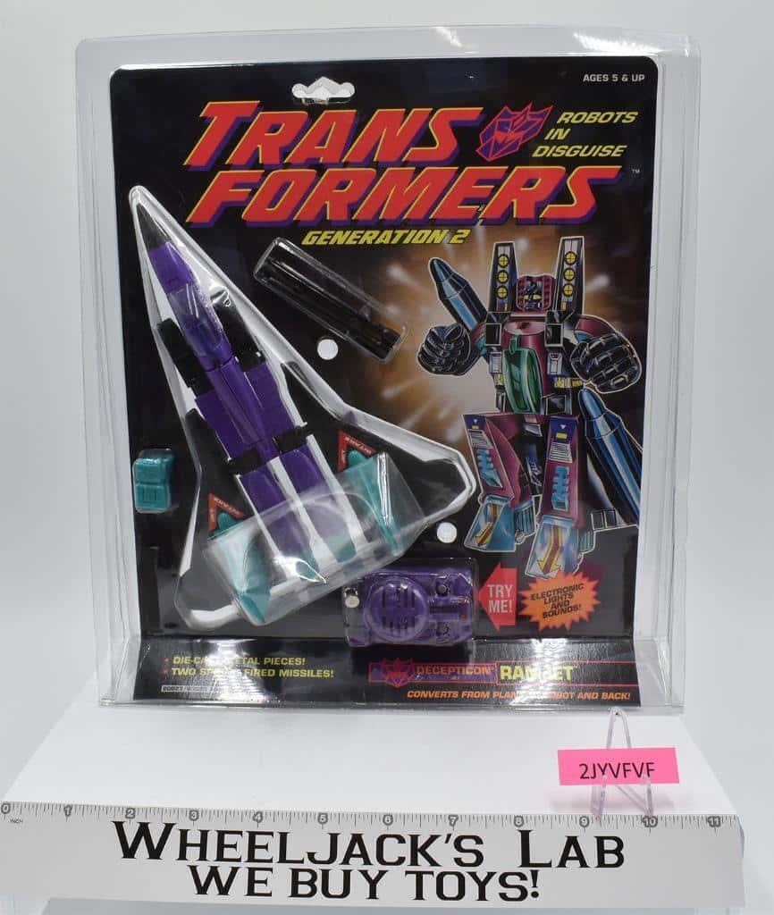 Ramjet Decepticon G2 Transformers 1992 Hasbro Action Figure NEW MISB ...