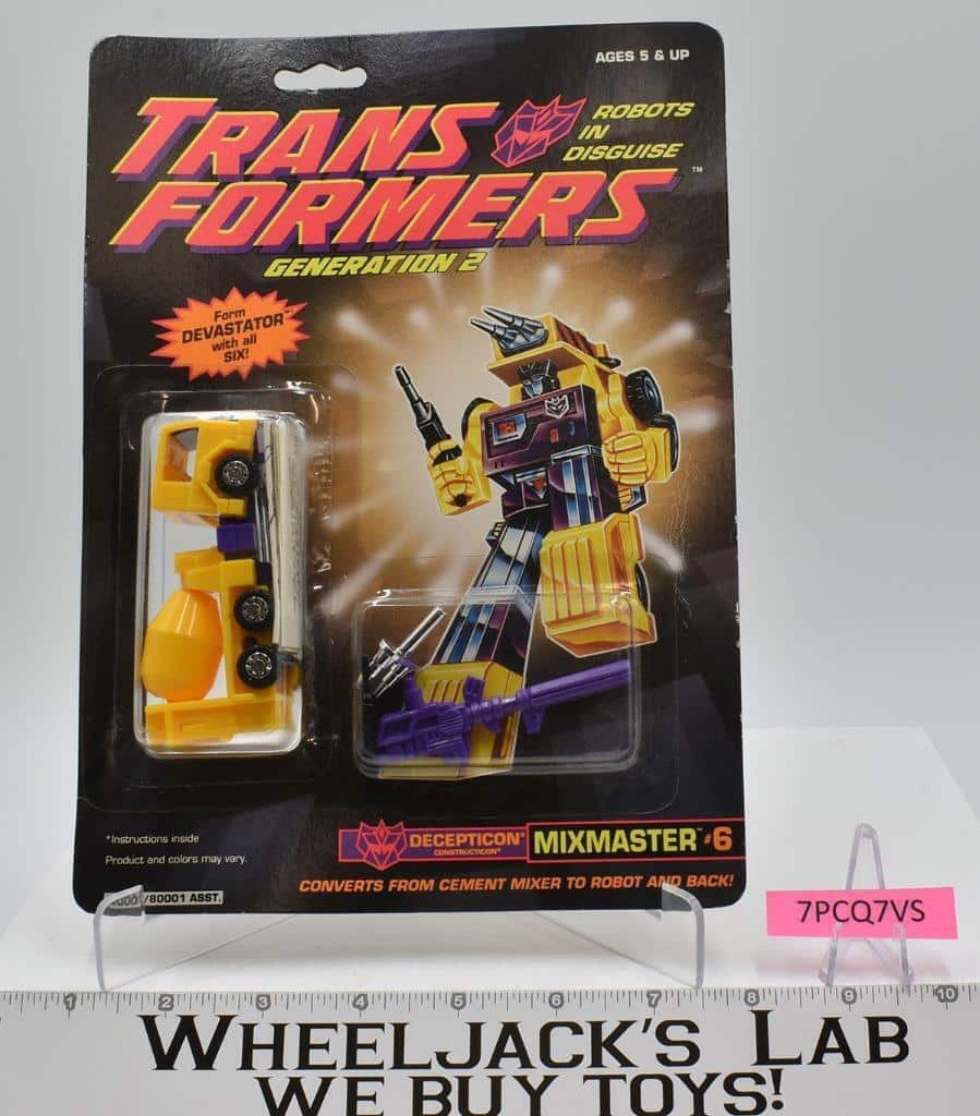 Mixmaster Constructicon G2 Transformers 1992 Hasbro Action Figure MOSC ...