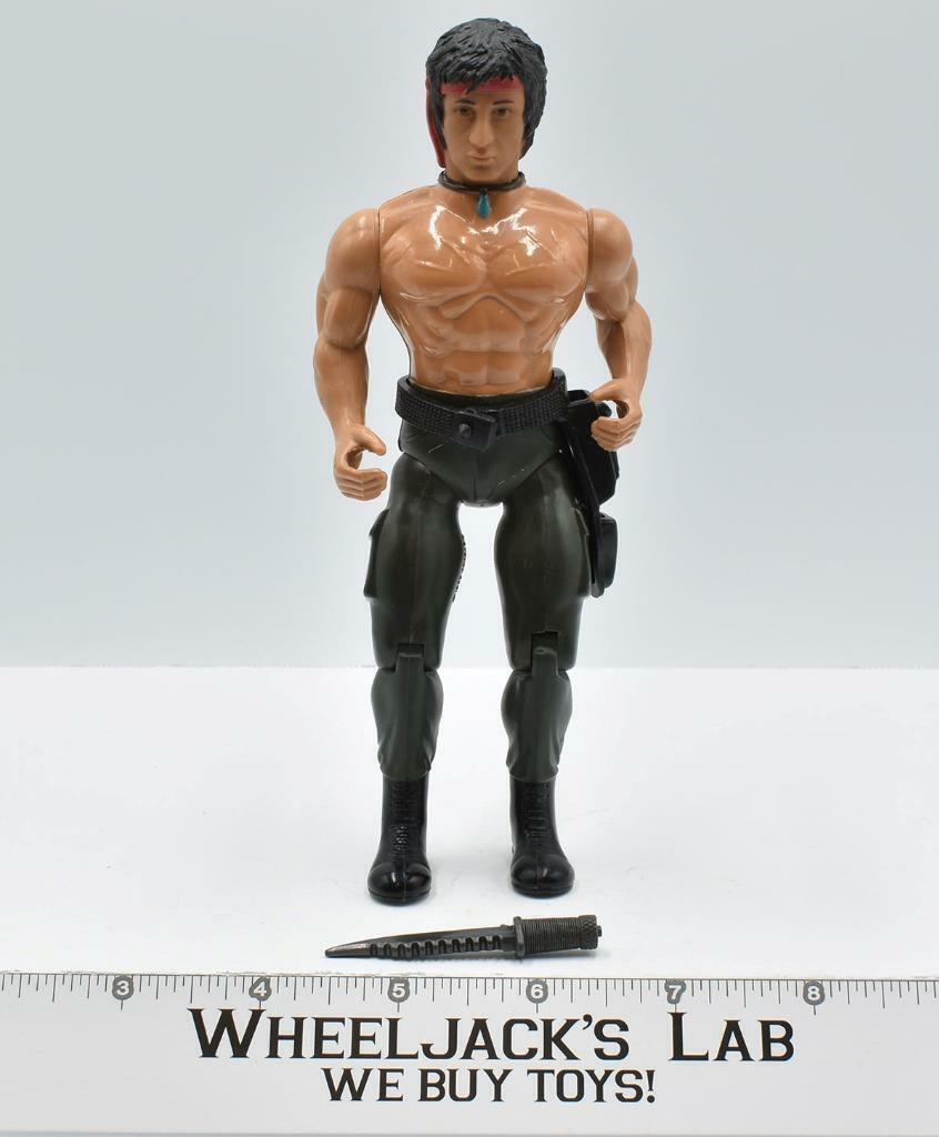 John Rambo Sylvester Stallone Rambo 1986 Coleco Vintage Action Figure ...